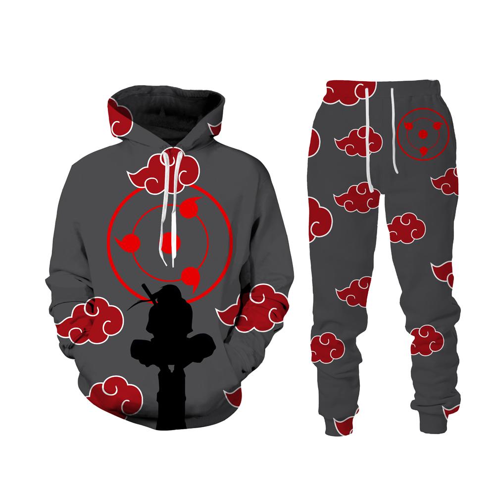 Buy Anime Naruto 3D All Over Print Tracksuits Hoodie Sweatshirts ...