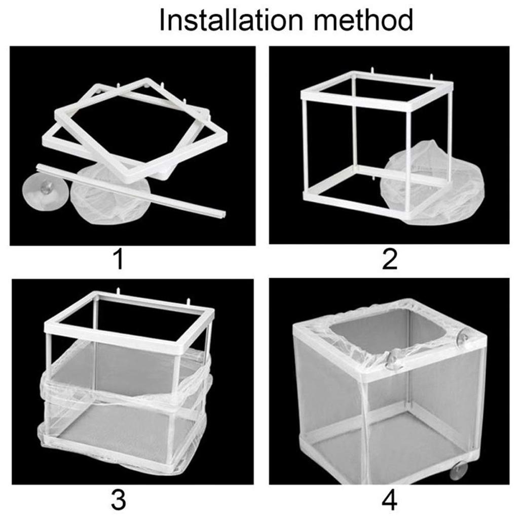 Aquarium isolation box fish tank isolation net tropical fish peacock ...