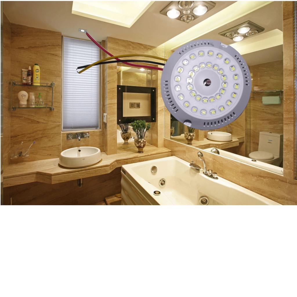 Buy Acoustic Controled LED Ceiling Lamp Voice Sound Operated Light Bulb ...