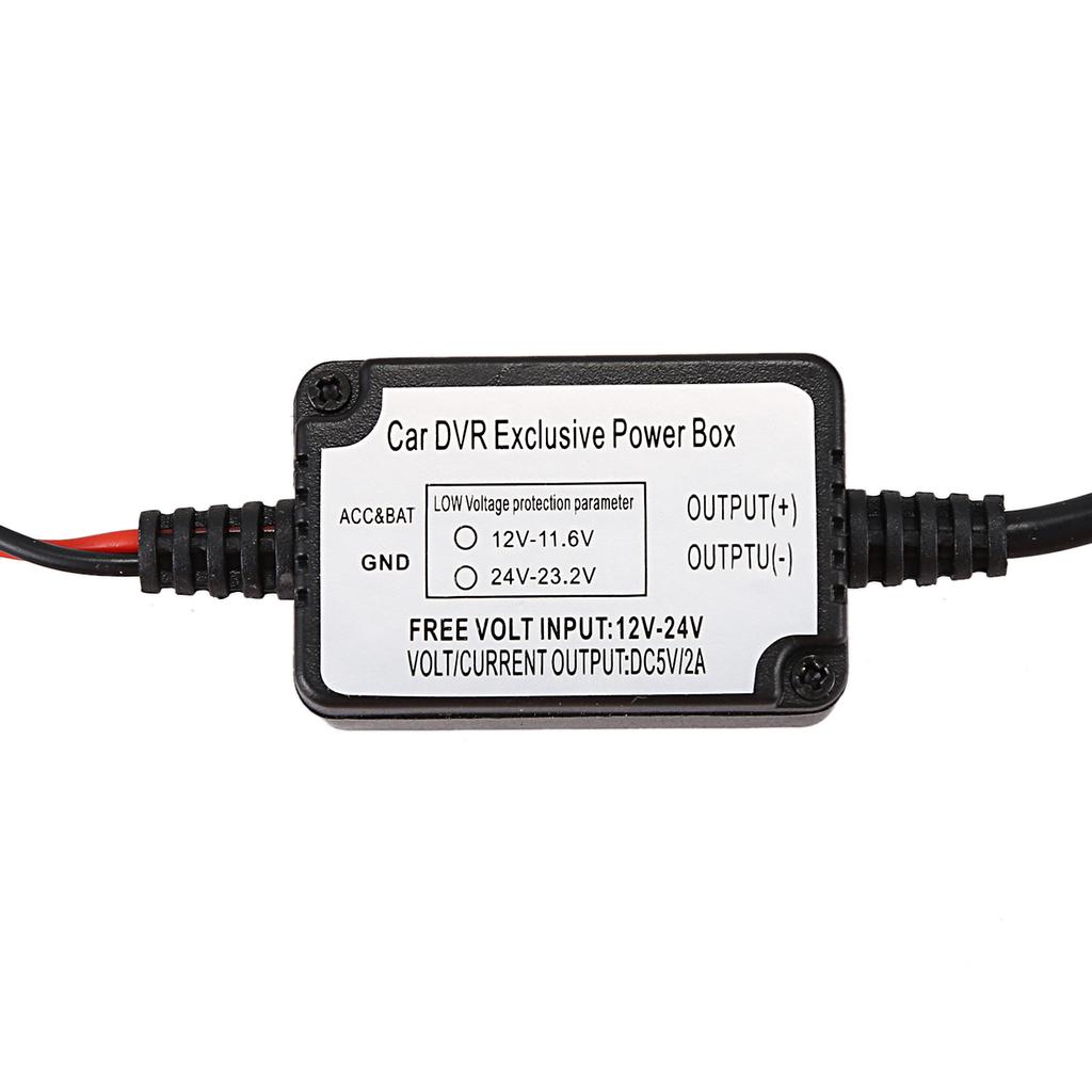 10Ft Mini Usb 12V-24V To 5V Dash Cam Hardwire Kit With Mini Acs Ato ...