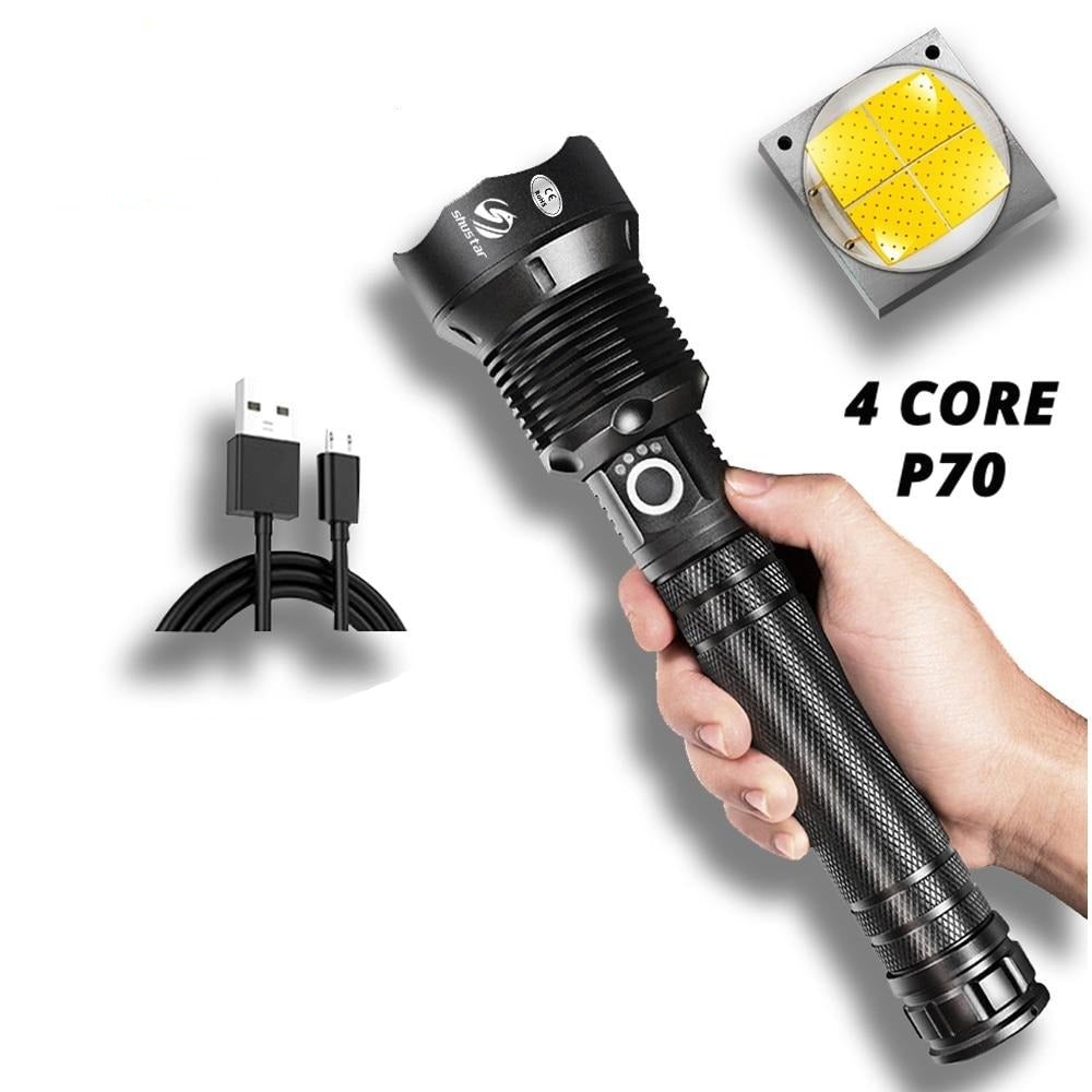 Buy Rechargeable LED Flashlights Waterproof Hnadheld Super Bright High ...
