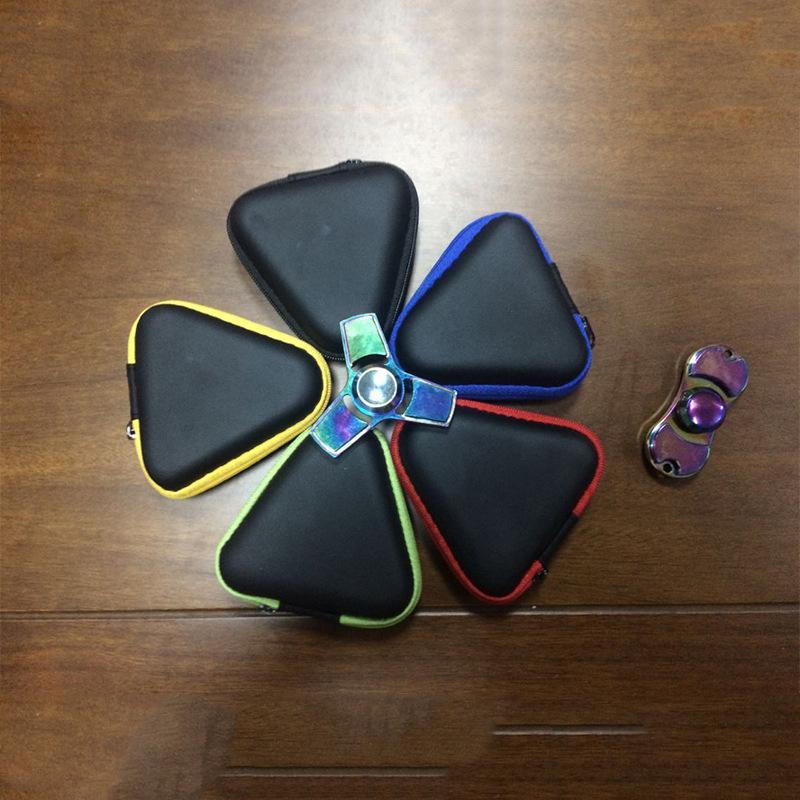 Buy Carrying Triangle Headphone Case Waterproof PU Storage Headset Bag ...