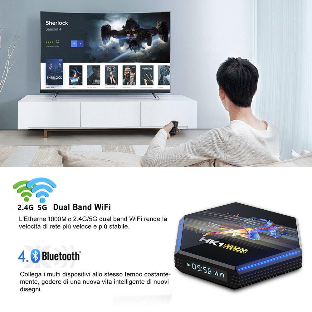 Cheap Android 11.0 HK1 RBOX R2 RK3566 TV box 4GB + 32GB / 8GB + 64GB 8K ...