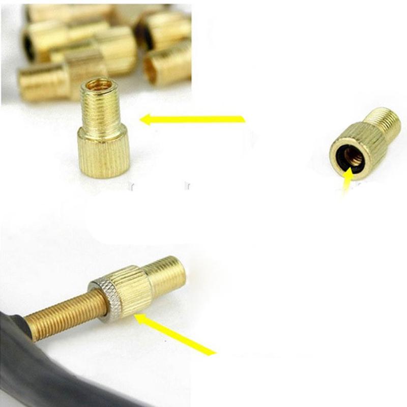 Buy Bike Pump Connector Brass Adapter Presto To Schroeder Bicycle Valve ...