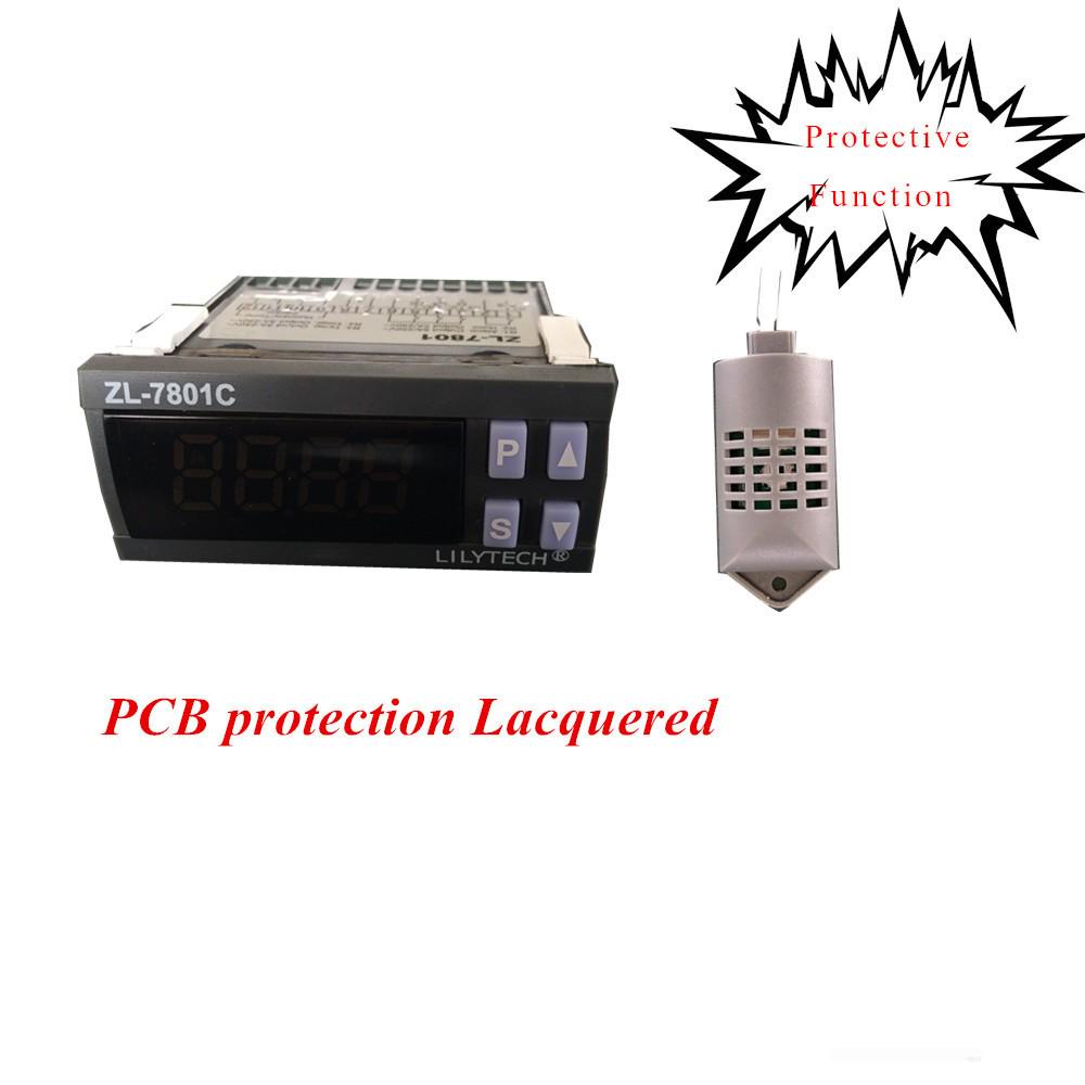 Buy Intelligent PID Temperature Humidity Controller Multifunction ...
