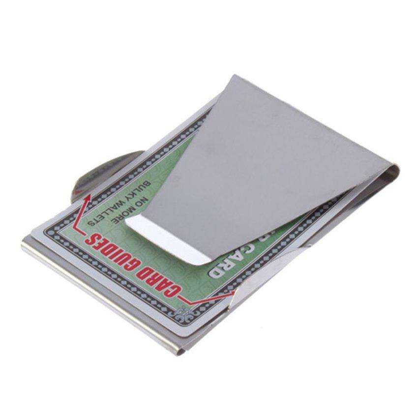 LLKStainless Steel Money Cash Clip Clamp Credit Card Holder Pocket ...