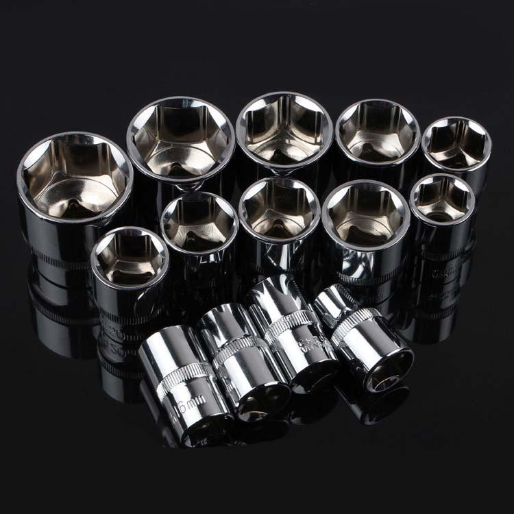 Buy Ratchet Wrench 12pcs 1/2 Inch 12.5mm Socket Set Ratchet Wrench ...