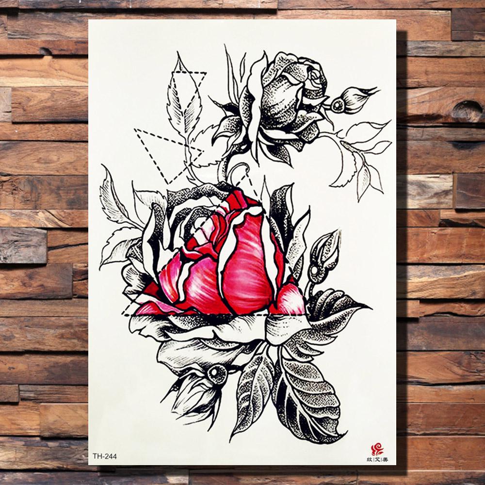 Cheap Butterfly Flower Chains Temporary Tattoos Sticker Fake Morning ...