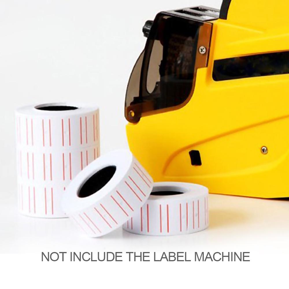 Buy 10 Rolls Self Adhesive White Label Paper Supermarket Price Marked ...
