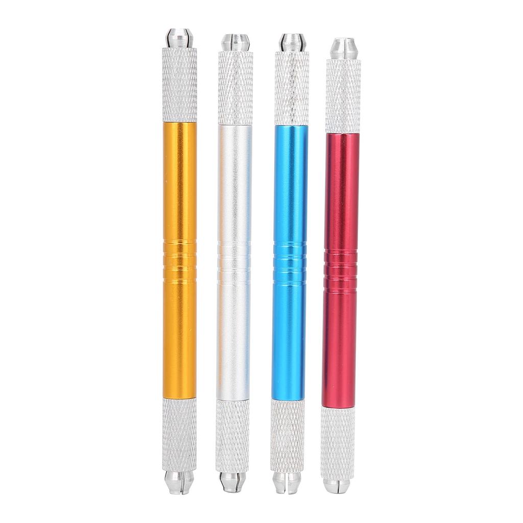 Buy 4pcs Manual Microblading Pen Aluminum Alloy Makeup Eyebrow Tattoo ...
