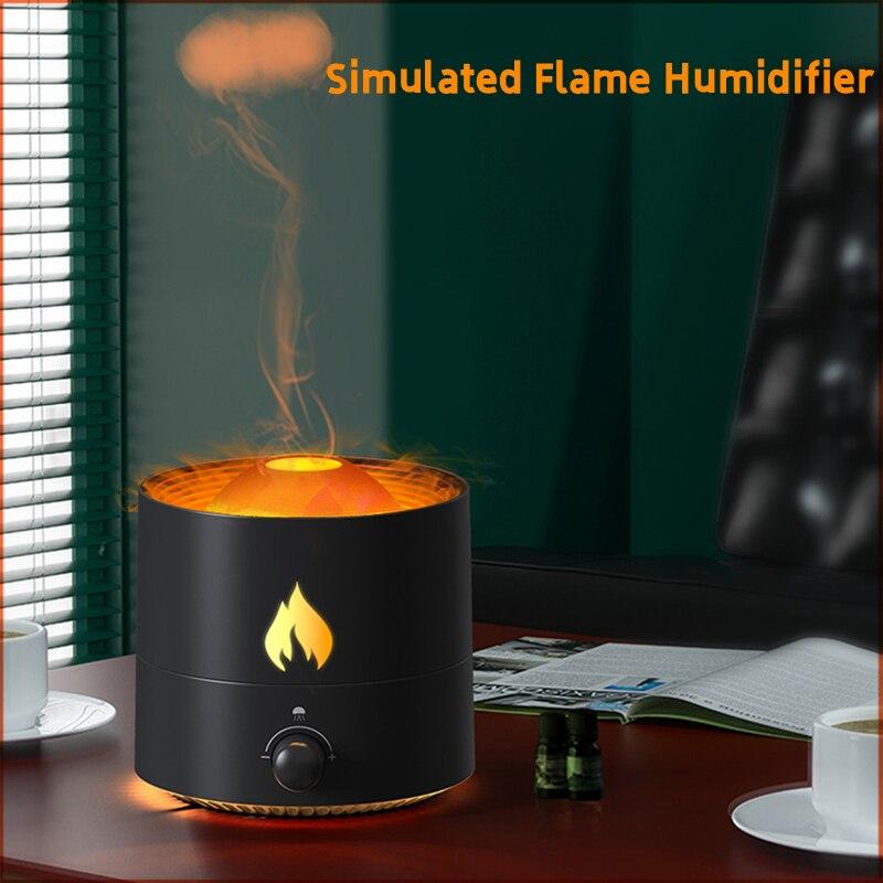 Flame Humidifier Jellyfish Smoke Air Humidifier Aromatherapy ...