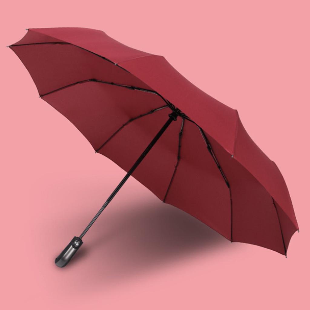 Buy Full-automatic Sun-Rain Umbrella Triple Folding Umbrella 10-Rib ...