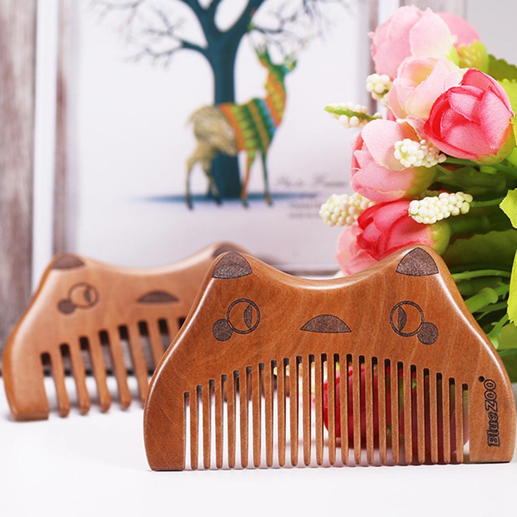 Cheap Wooden Comb, Nanmu Portable Hairdressing Comb, Anti-static And ...