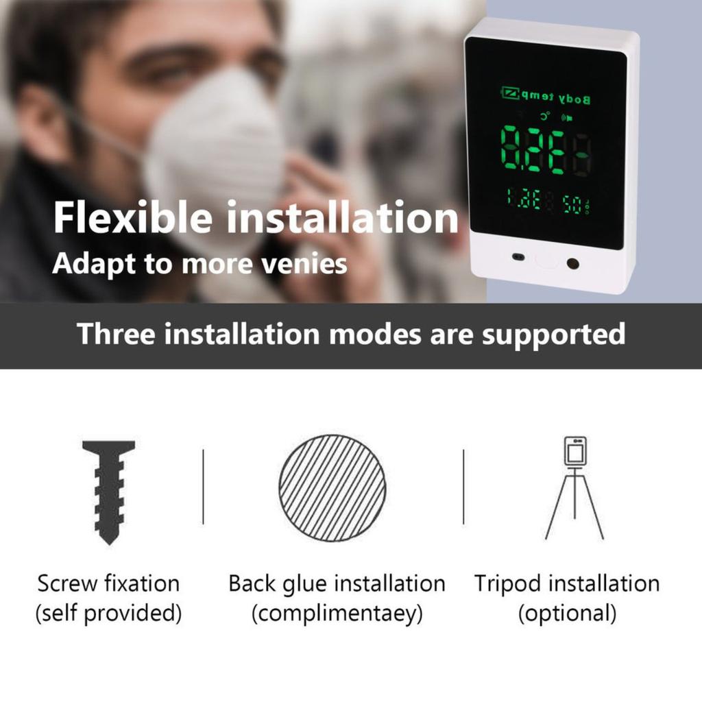 Buy AA BB A8S Non-contact Infrared Thermometer High Precision Automatic ...