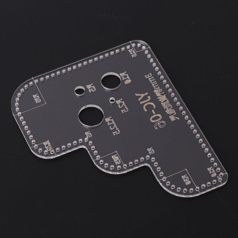 Buy Leather Craft Perspex Acrylic Cutting Stencil Template For DIY ...