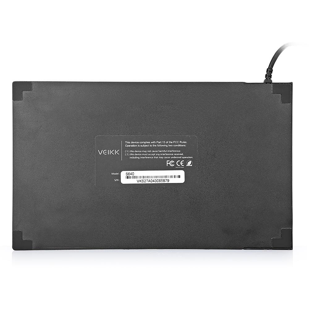 Buy VEIKK S640 4 X 6 Inch Digital Drawing Tablet with Battery-free Pen ...