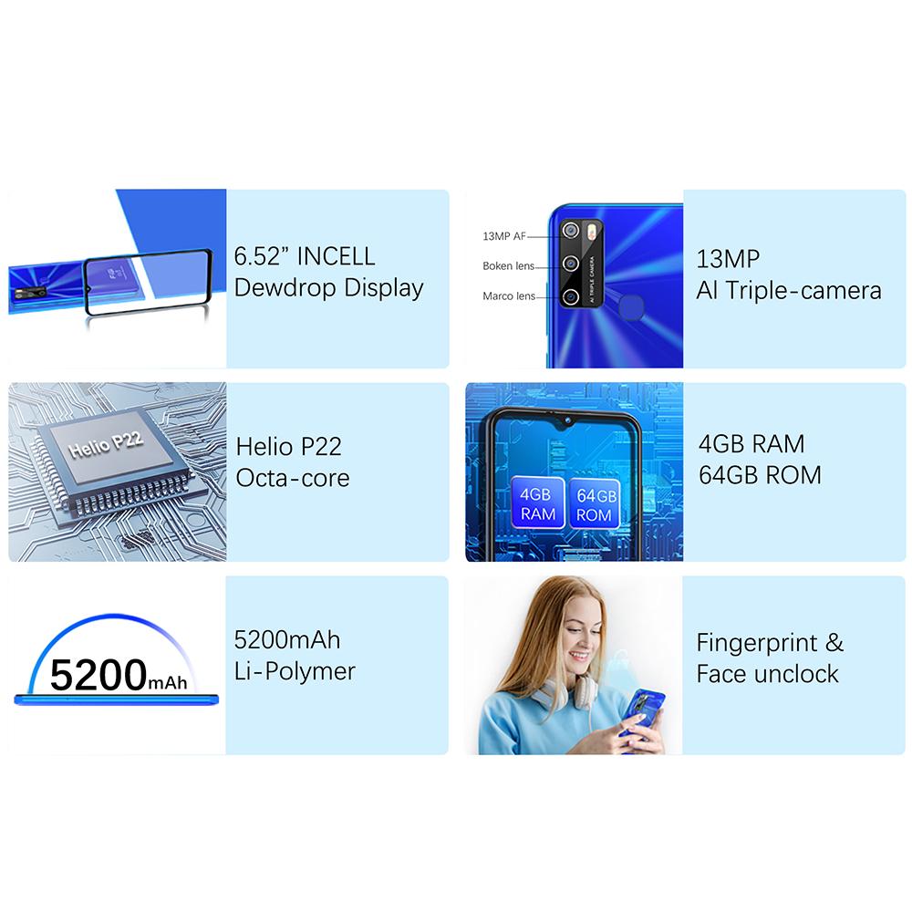 Buy FIGI Note 11 Pro Smartphone Android 11 4G 64G 5200mAh Battery at ...