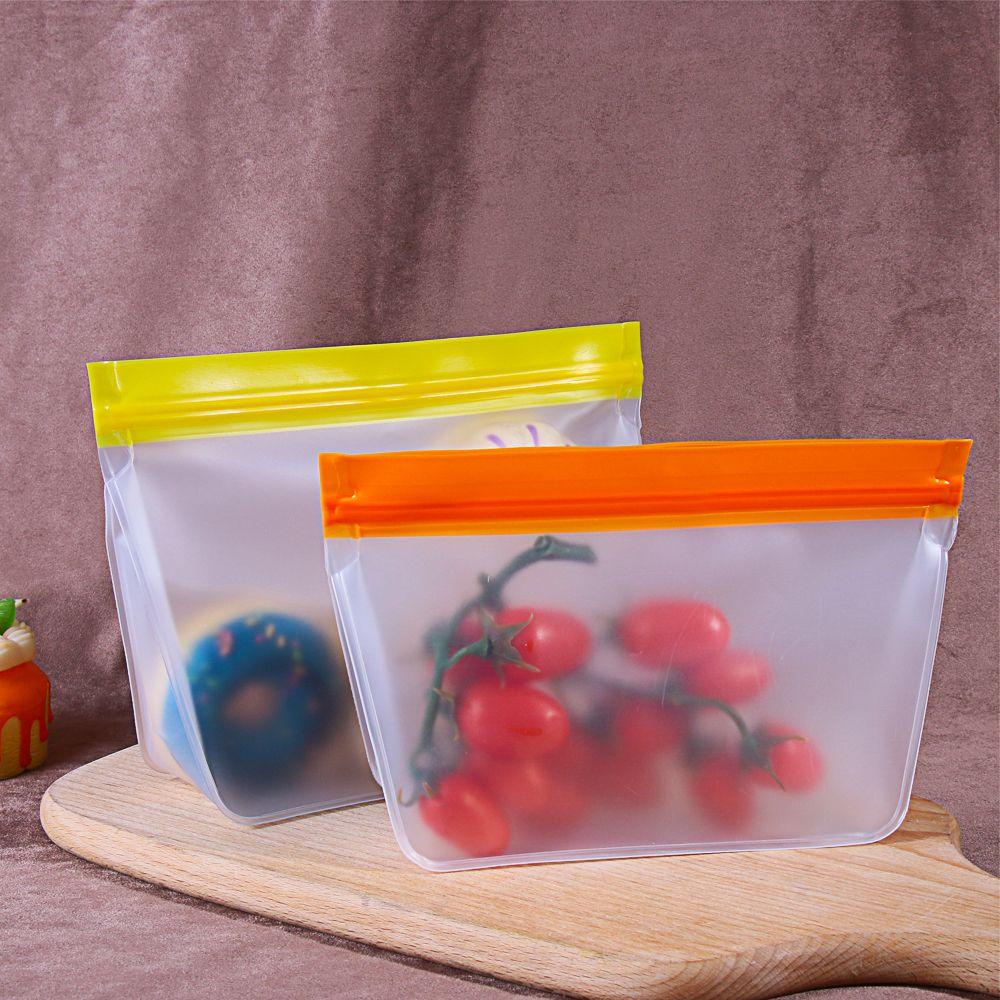 Buy Freezer Stand Up Reusable Zip Shut Bags Food Storage Container ...