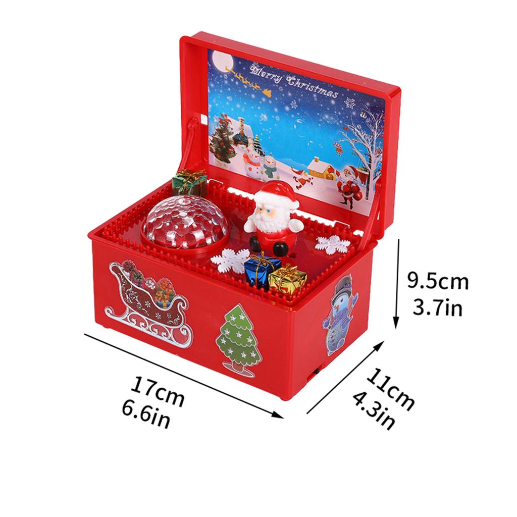 Buy Santa Claus Music Box, Gift Box For Children Couples, New Music Box ...