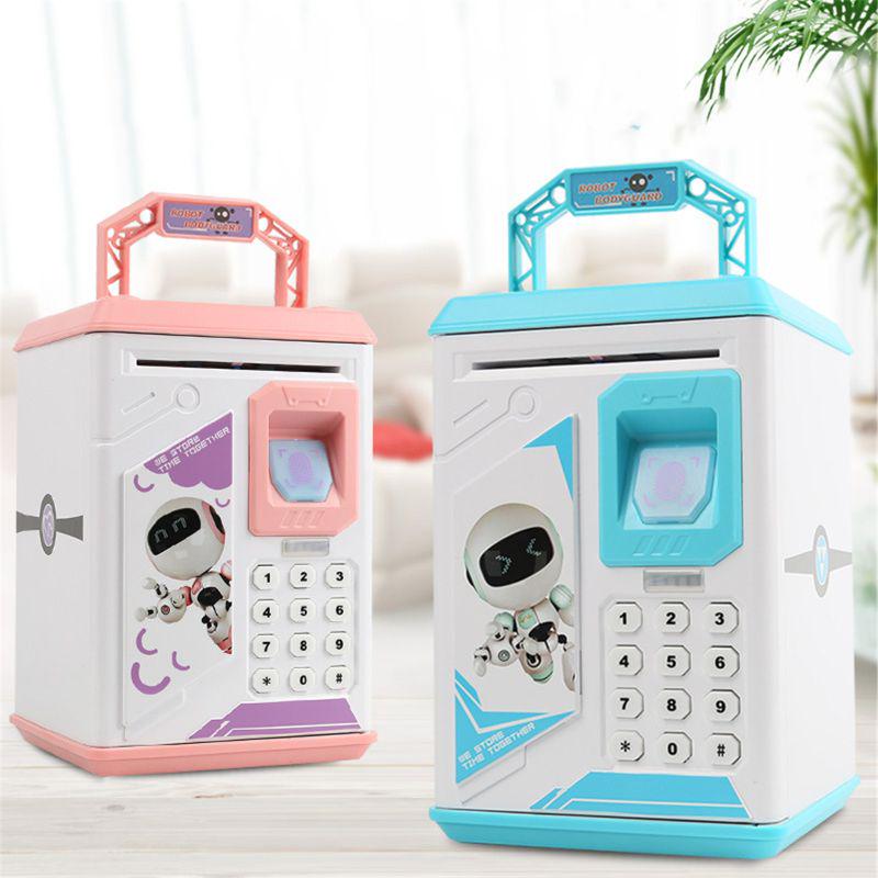 Buy Mini ATM Electronic Coin Bank,Smart Electronic Piggy Bank, Safe ...