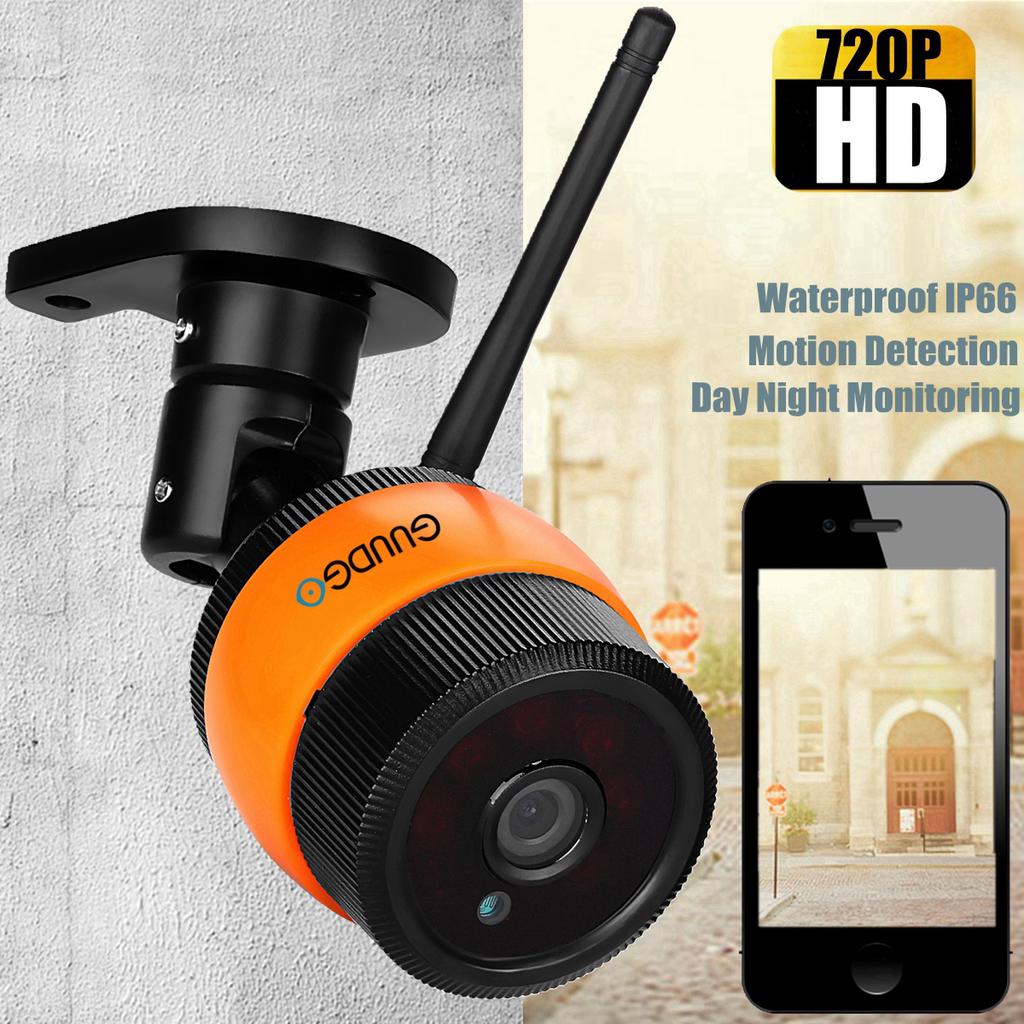 Buy GUUDGO Home HD Wifi IP Camera Bullet IR Night Vision Security Alarm ...