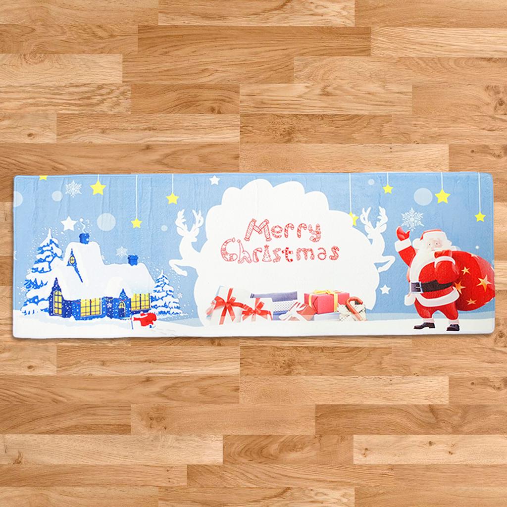 Cheap Xmas Print Extra Long Floor Runner Room Area Rug Carpet Doormat ...