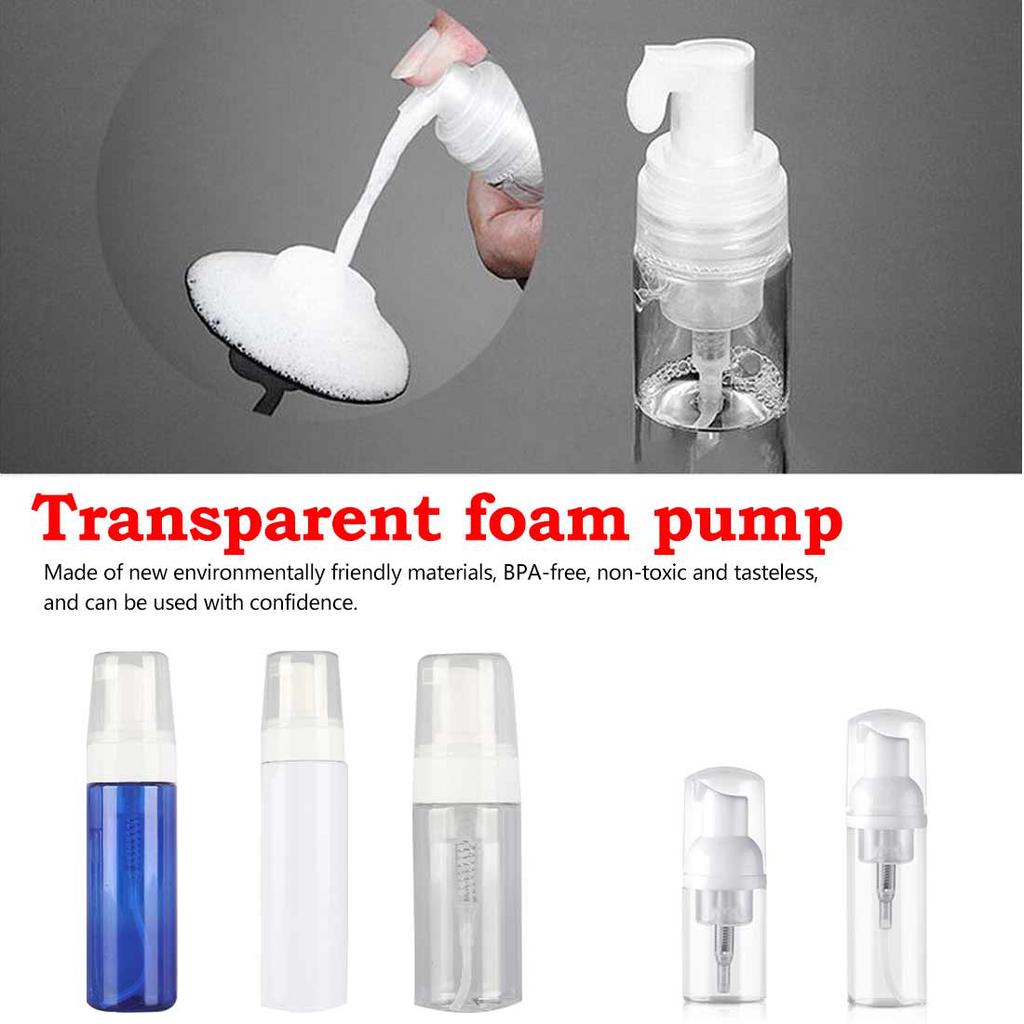 Buy Clear Foam Pump Bottle Soap Foam Mousses Liquid Dispensers ...