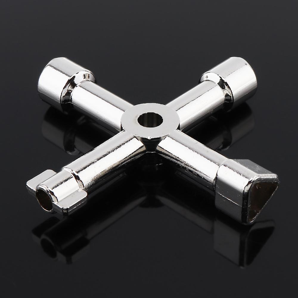 Cheap Multi-function 45 # Steel Key Wrench Cross Triangle Plumber Key ...