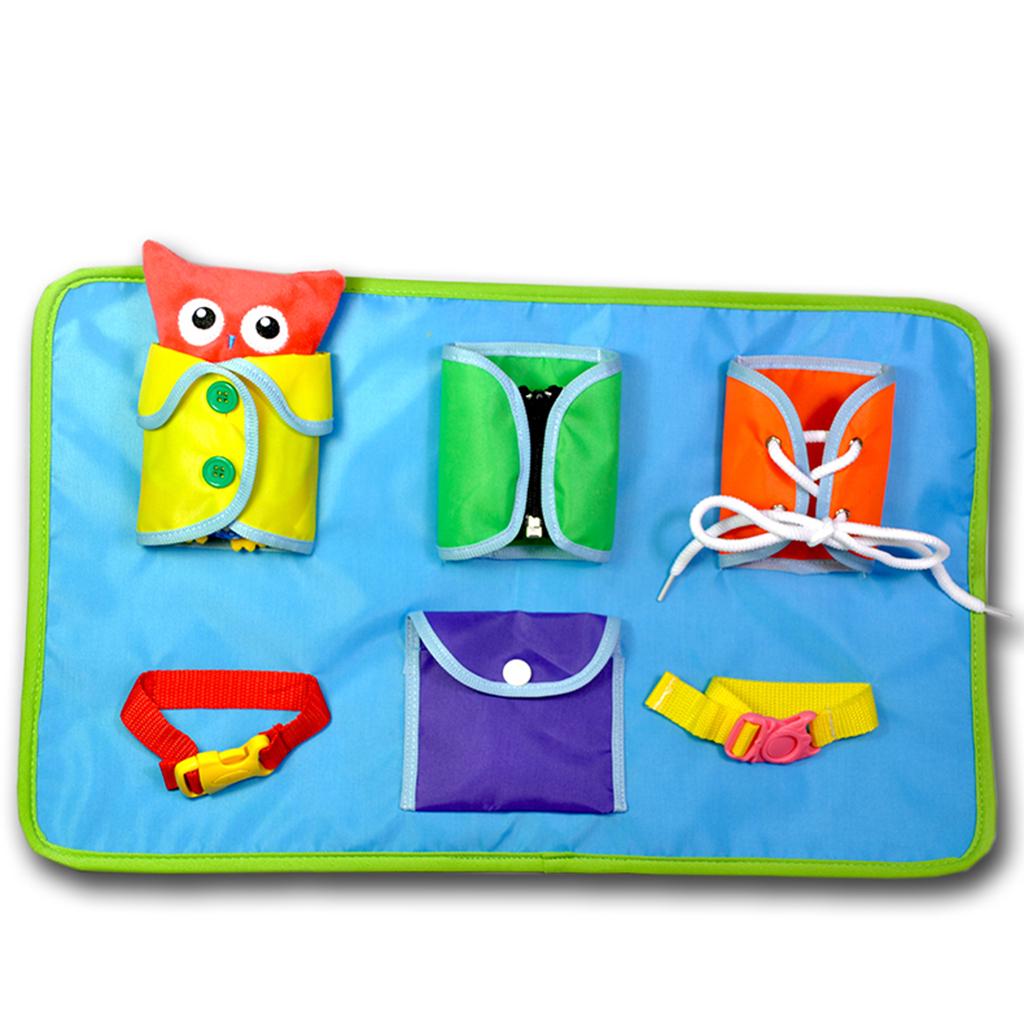 Baby Learn to Dress Boards Early Learning Basic Life Skills Toy uygun ...