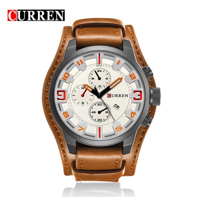 Купить CURREN новые лучшие мужские часы с большим циферблатом и ...