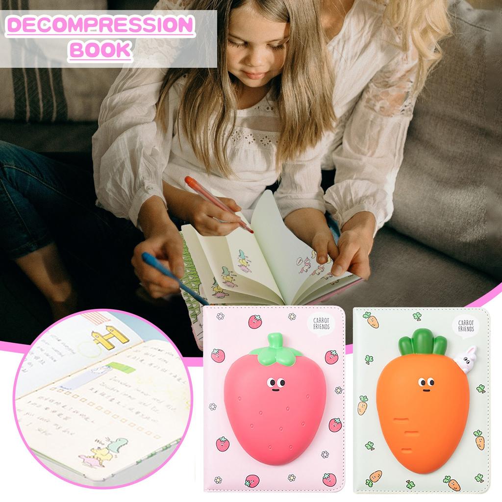 Kaufe Student Cute Cartoon Pattern Exquisite Decompression Leather ...