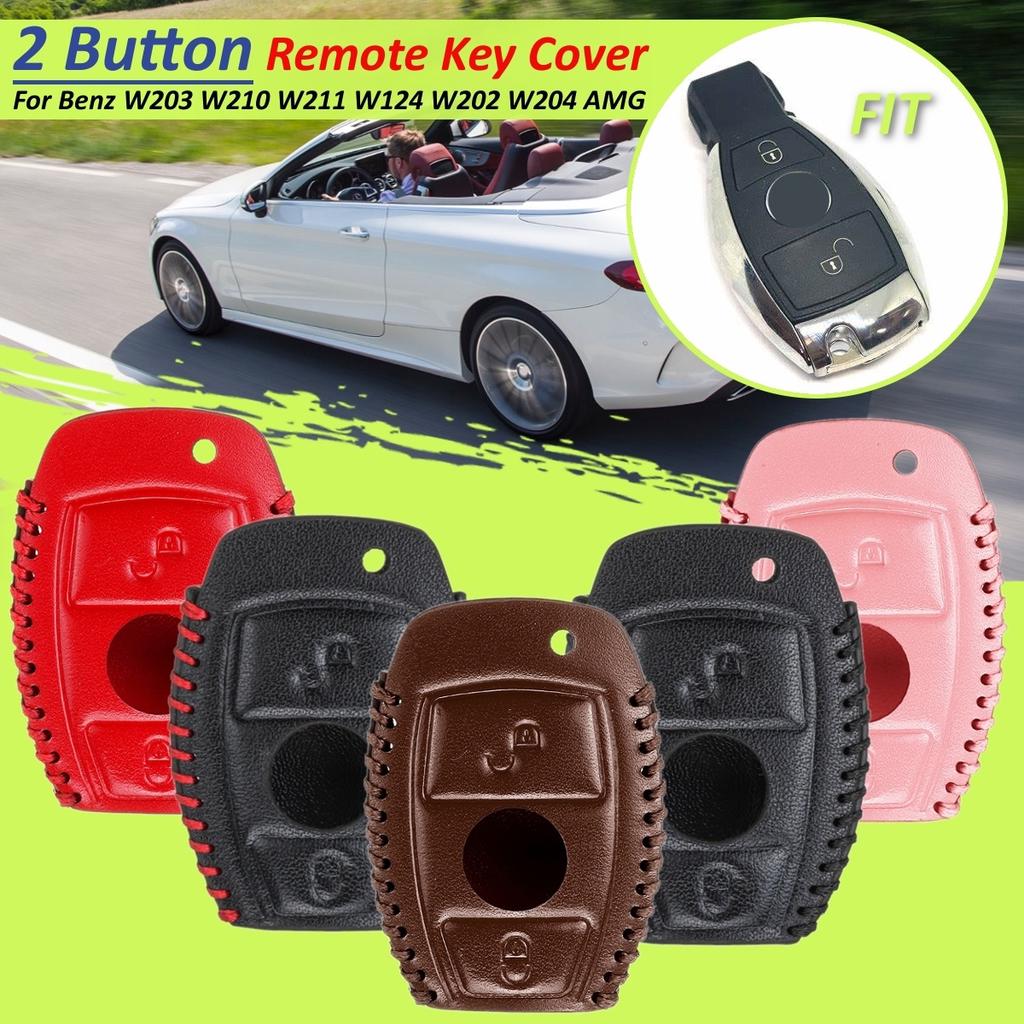 Buy 2 Button Remote Key Protector Cover For Benz W203 W210 W211 W124 ...