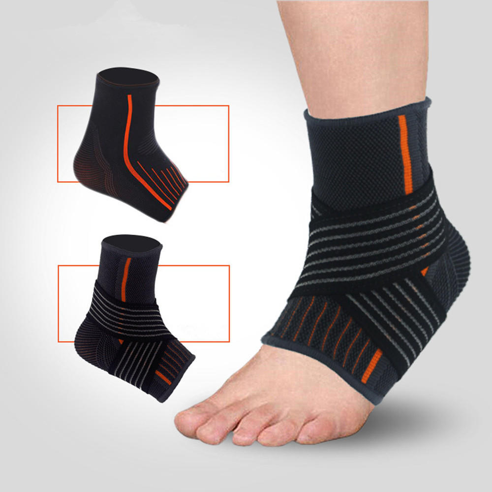 Buy Adjustable Elastic Ankle Movement Protection Ankle Support Brace S ...