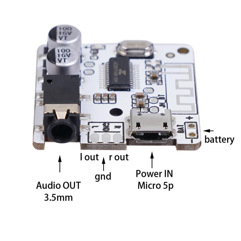 Bluetooth Audio Receiver Board Bluetooth 5.0 Car Speaker Module Audio ...