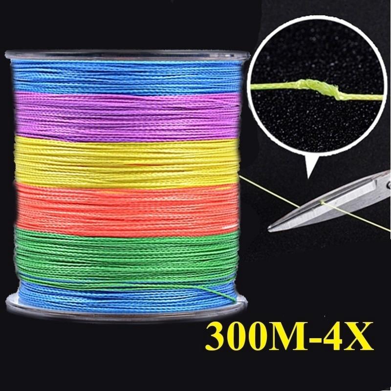 Buy 300M/500M Outdoor Fishing 6-100lb Braided Fishing Line Strong 4 ...