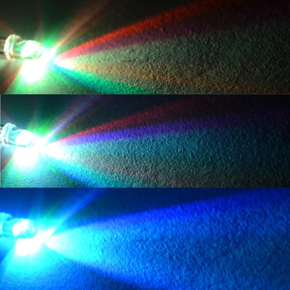 Cheap 100Pcs 3mm Fast Slow RGB Round Flash Rainbow MultiColor Red Green ...