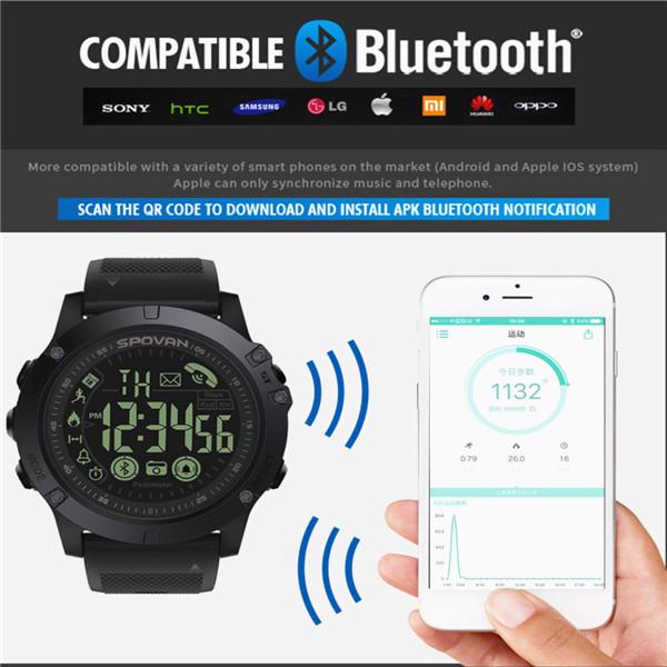 Buy PR1 Bluetooth Smart Watch Men Sport Digital Watch Waterproof ...