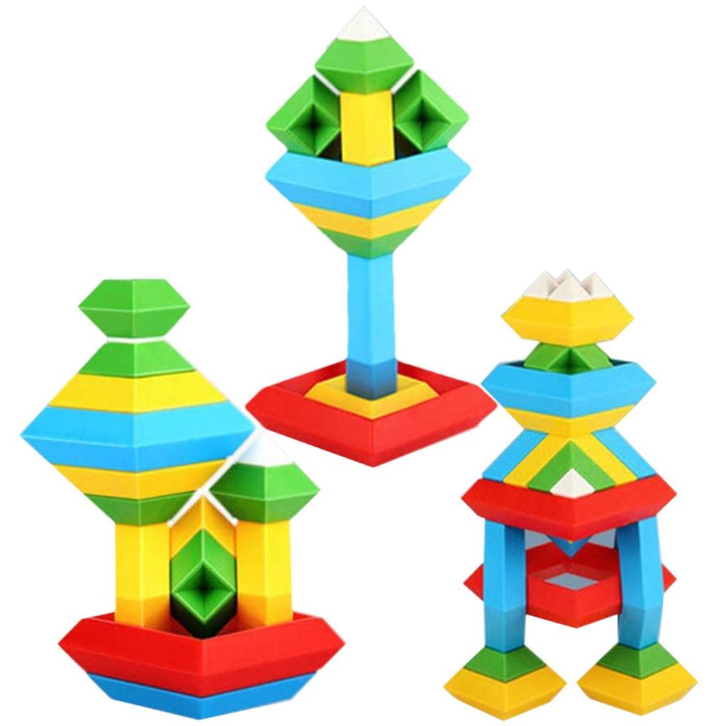 Kaufe Pyramid Stack Blocks|Stackable Pyramid|Rubanta Puzzle Assembling ...
