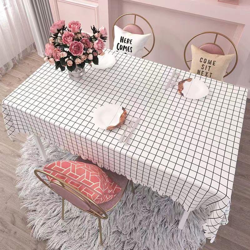 Cheap Desk Tablecloth Ins Student Pvc Dining Table Coffee Table Cloth ...