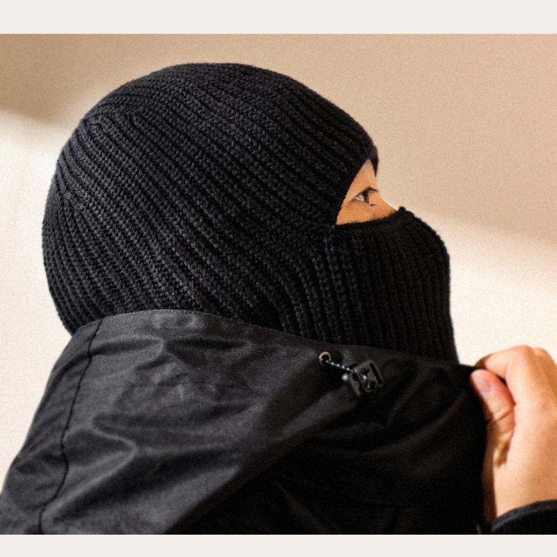 Buy Winter New Knitting Hat Men's Outdoor Pure Cotton Thickened Warm ...