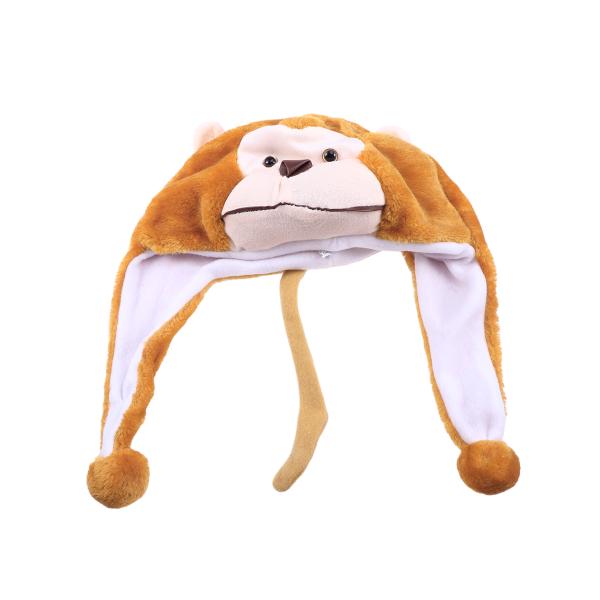 Buy 1PC Monkey Animal Hat Fashion Funny Cartoon Monkey Animal Hat for ...