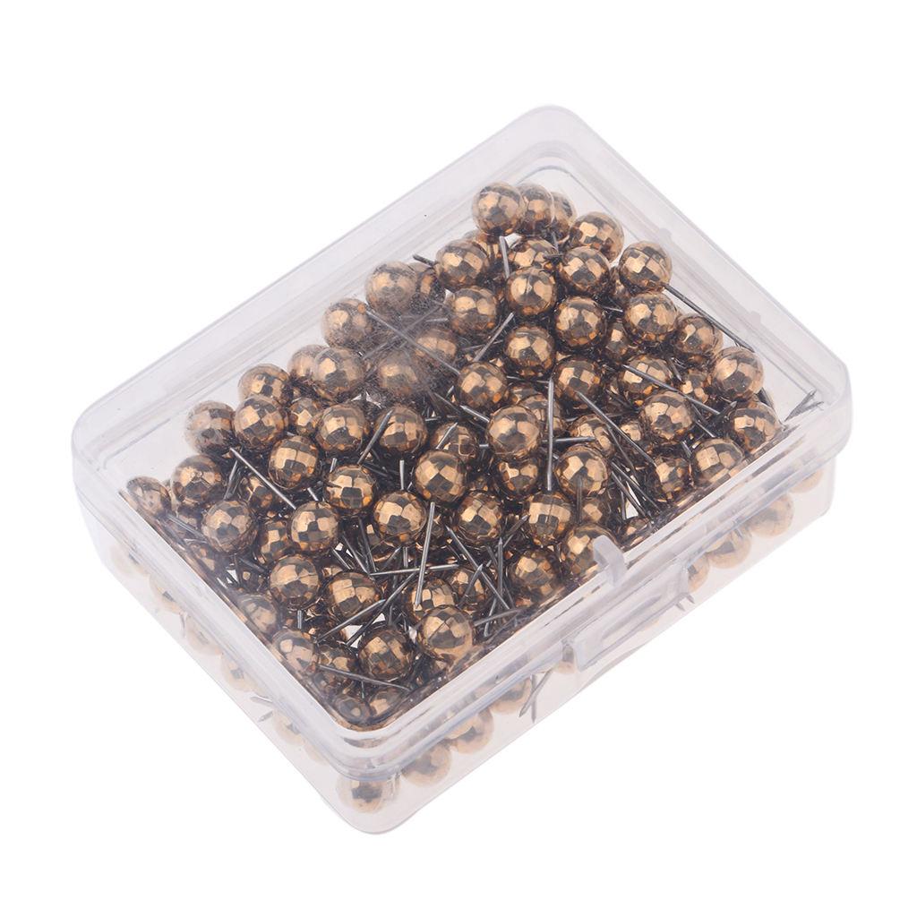 Buy 200 Pieces/Box Push Pins Map Tacks Football Head Multi Purpose ...