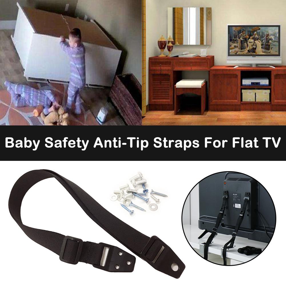 Buy 1x Anti-Tip TV Straps Baby Safety Flat Screen Monitor Holder ...