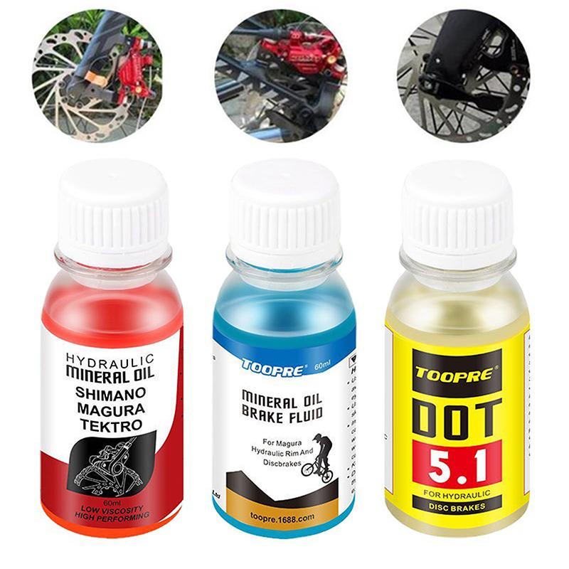 Buy Bicycle Brake Mineral Oil 60Ml Fluid Hydraulic Disc Brake Lubricant ...