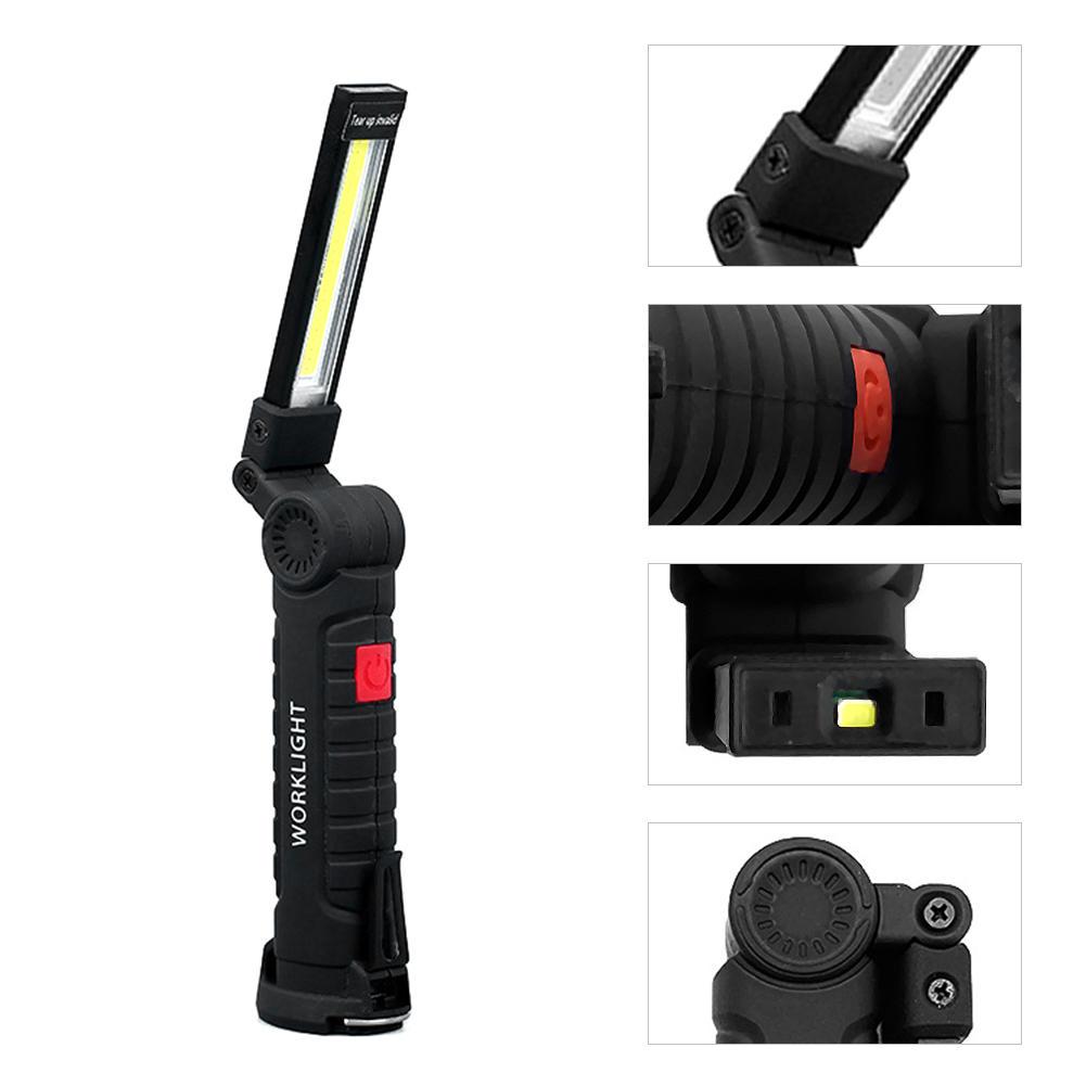 Cheap Multi-functional COB Work Lights Torch Folding Emergency Lights ...