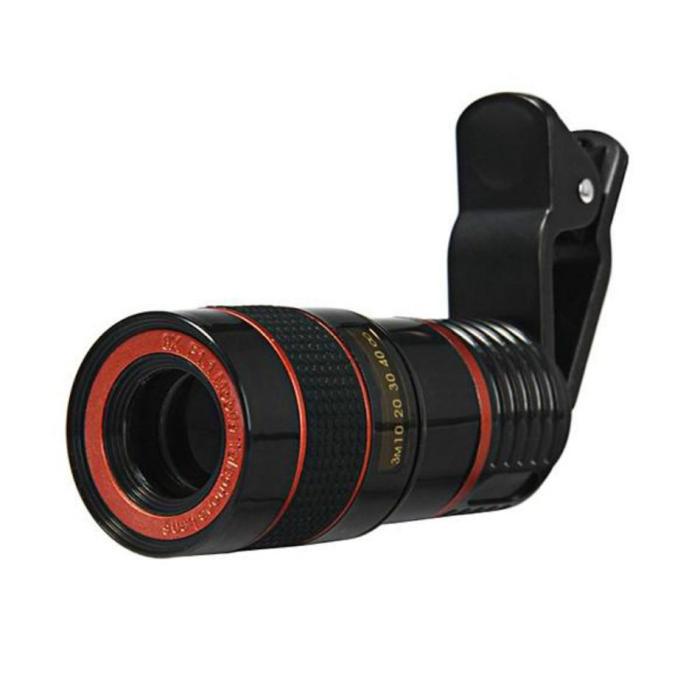Portable 8 Zoom Optical Phone Telescope Universal Mobile Phone ...