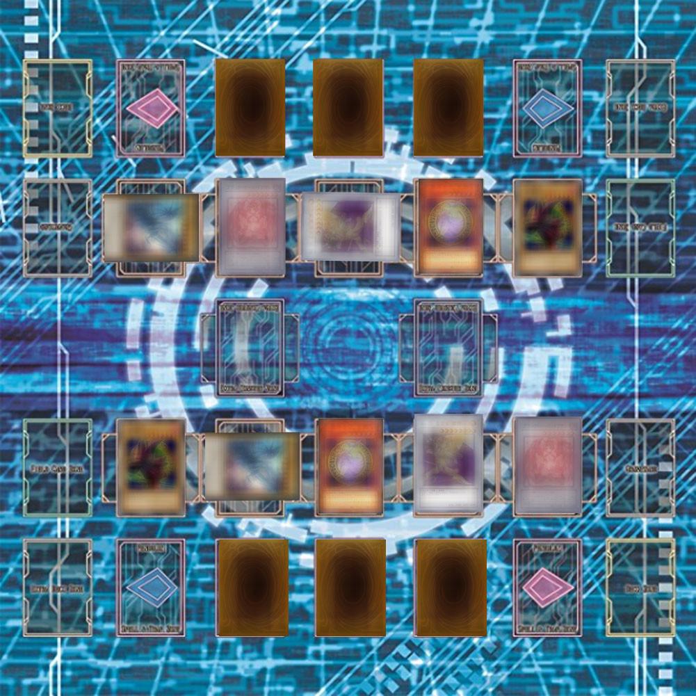 Buy 60x60cm Rubber Play Mat Egypt Mural Style Competition Pad For Yu-gi ...