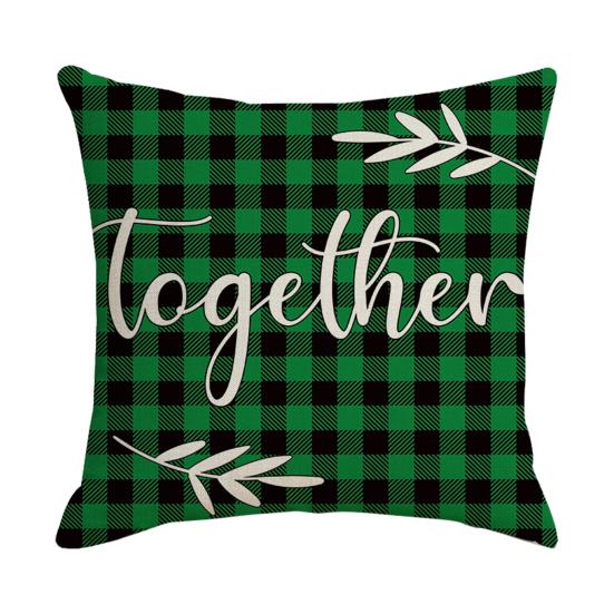 Strong Applicability Flax Useful Washable Irish Lucky Shamrock Pillows ...