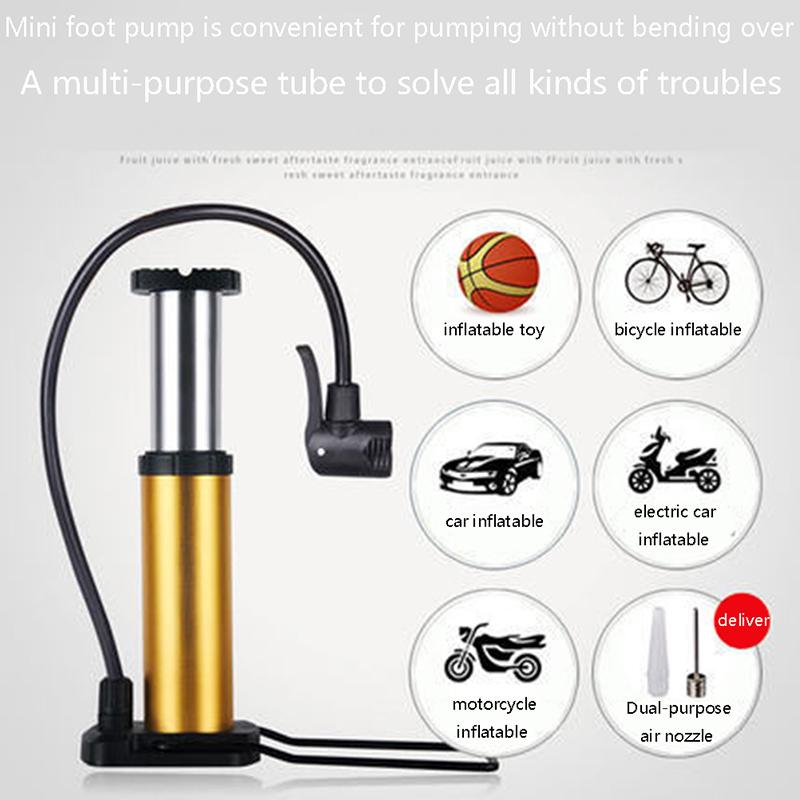 Foot Pedal Bicycle Inflator Tire Inflation Pump Pedal Pump With ...