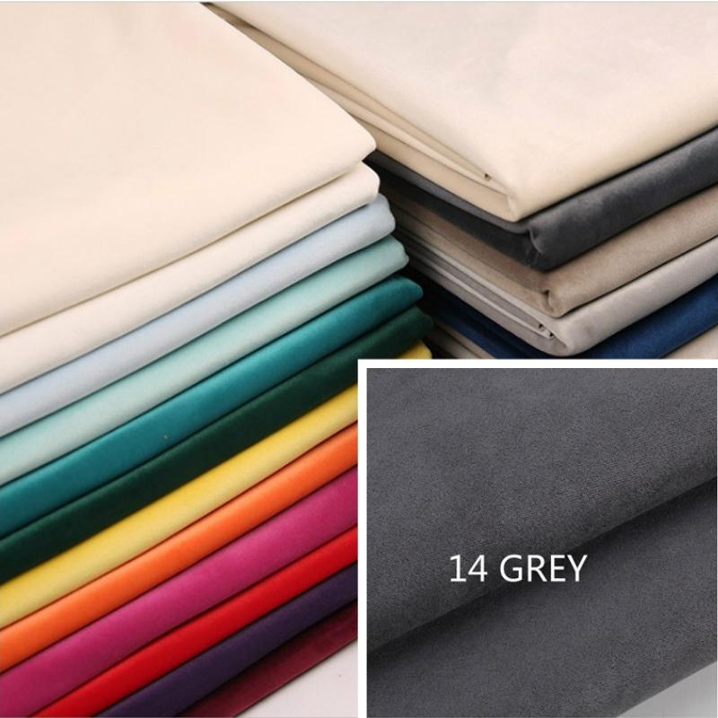 Buy 150cm Width Suedette Fabric Faux Suede Grey Cloth for DIY Bags Upholstery Cushion ...